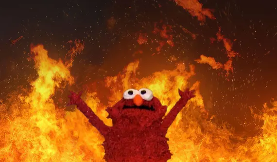 Elmo Fire Meme Origin and Meaning Explained - Pop Creep