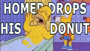 Homer Drops His Donut Meme Meaning and Origin - Pop Creep